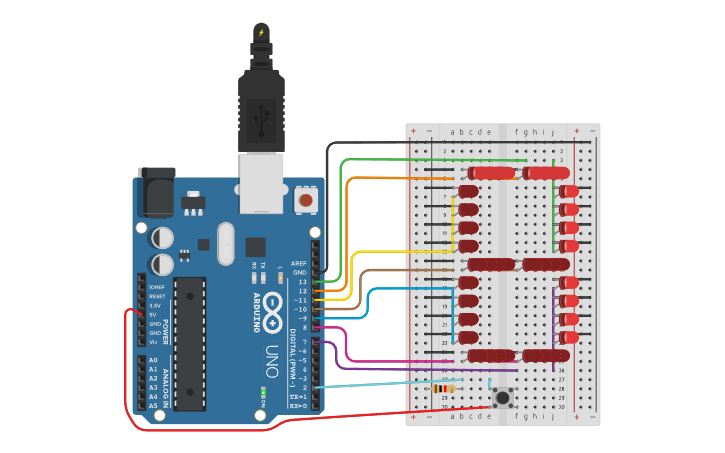 Circuit design Stunning Wolt - Tinkercad