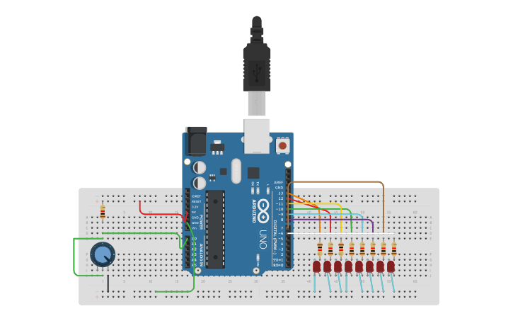 Circuit design disco - Tinkercad