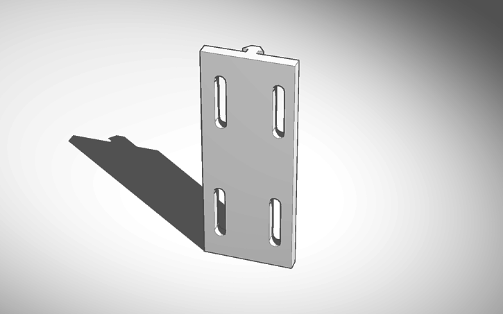 3D design V-Slot Plate - Tinkercad