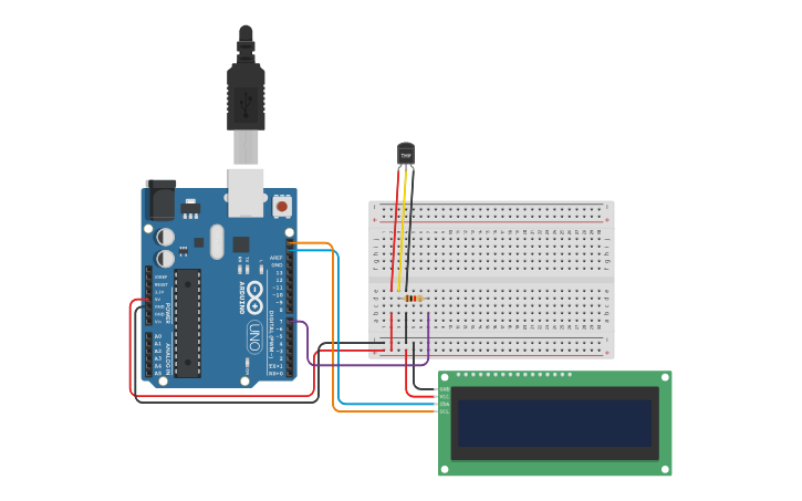 Circuit design Termistor NTC MUSTAFA - Tinkercad