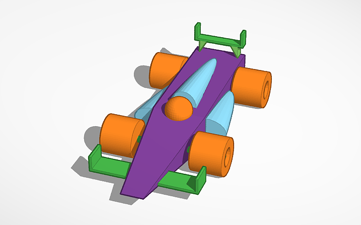 3D design Basic Formula Car sim lab - Tinkercad