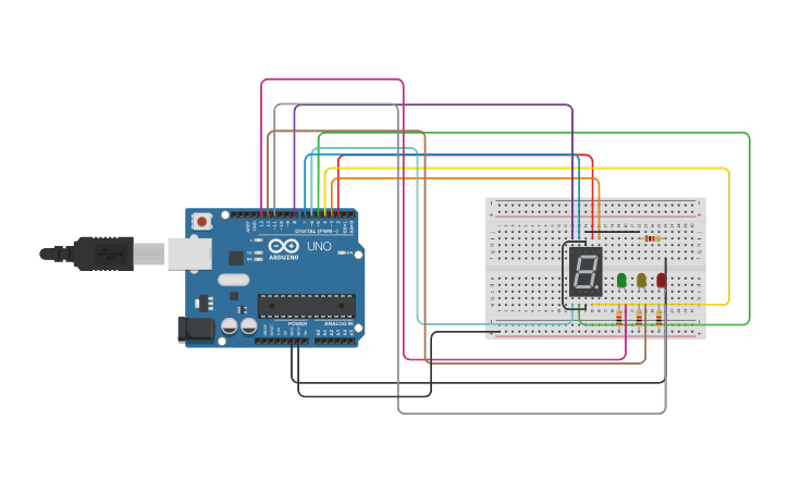 Circuit design PT2 ROBOTICS GROUP 4 - Tinkercad