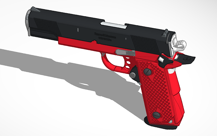 3D design Pistol - Tinkercad