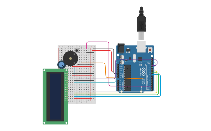 Circuit design Project 4 C - Tinkercad