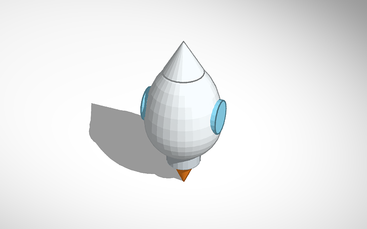 3D design Rocket - Tinkercad