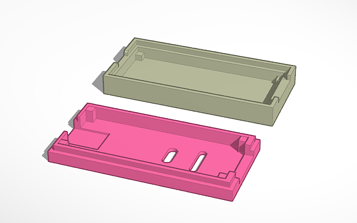 3D design Arduino Nano Slim Case - Tinkercad