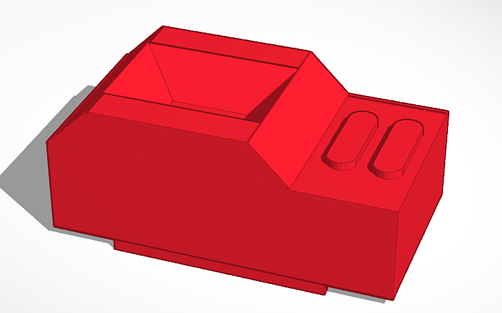 3D design Trackmaster F-6 tender - Tinkercad
