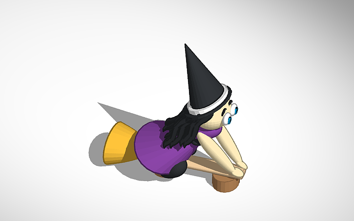 3D design Witch - Tinkercad