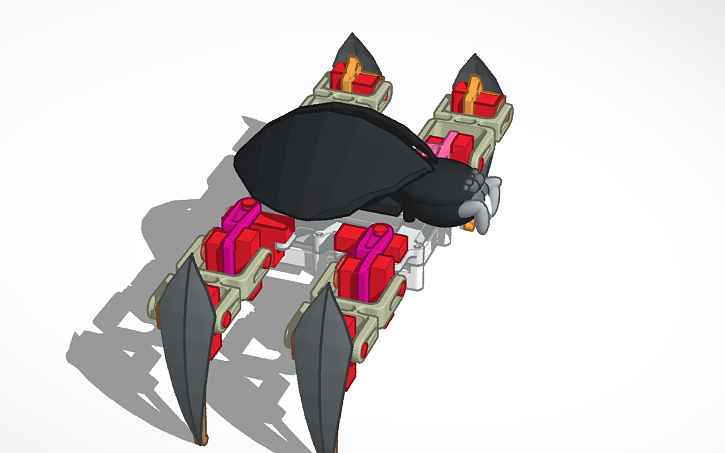 3D design robot spin arduino servos - Tinkercad
