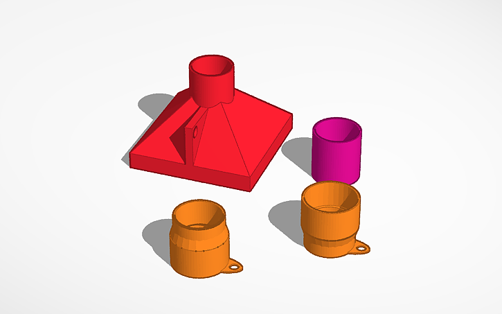 3D design Dust Collector V1 - Tinkercad