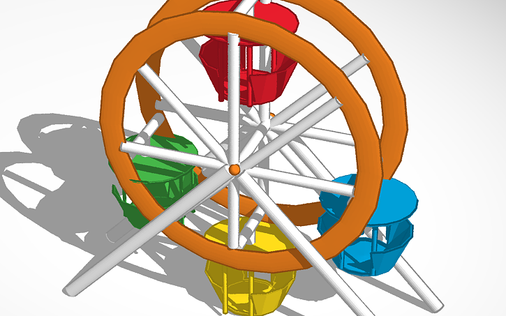 3D design Ferris Wheel - Tinkercad