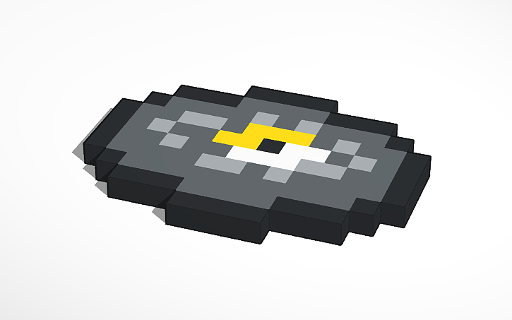 3D design Minecraft Disk 13 - Tinkercad