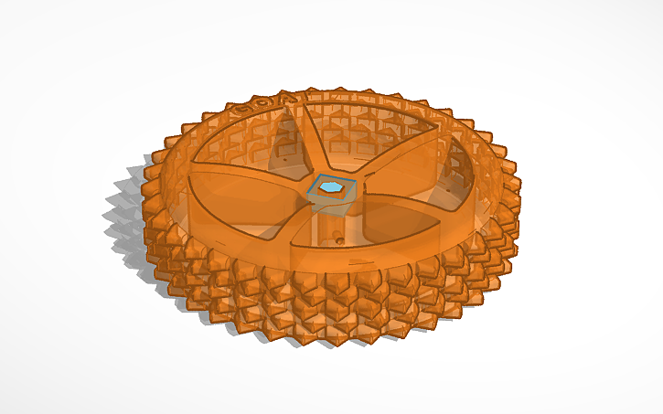 3D design goat wheel - Tinkercad