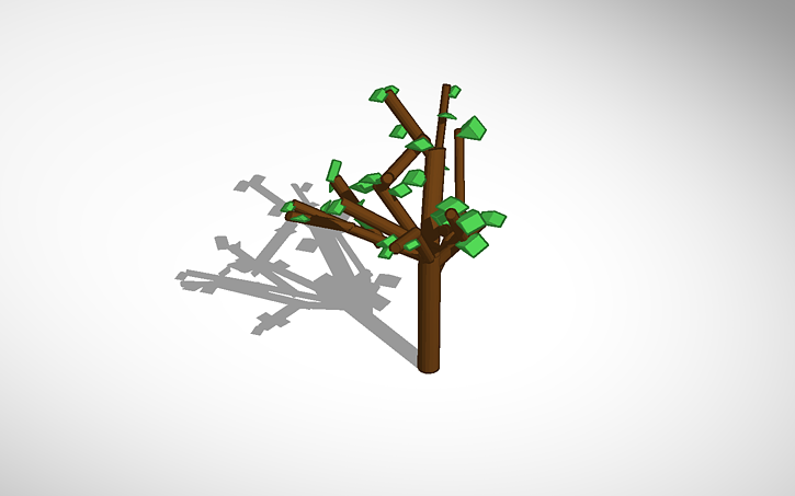 3D design arbol pokemon - Tinkercad