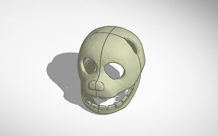 3D design Spring-Bonnie Mask - Tinkercad