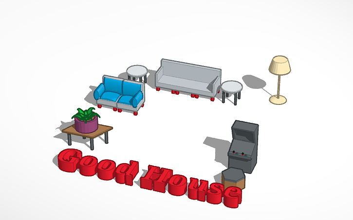 3D design Good Houes - Tinkercad