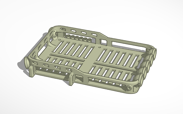 3D design 1:25 scale FORD BRONCO roof rack - Tinkercad