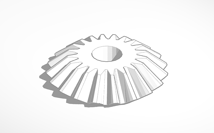3D design Copy of Copy of Tetrix bevel gear - Tinkercad