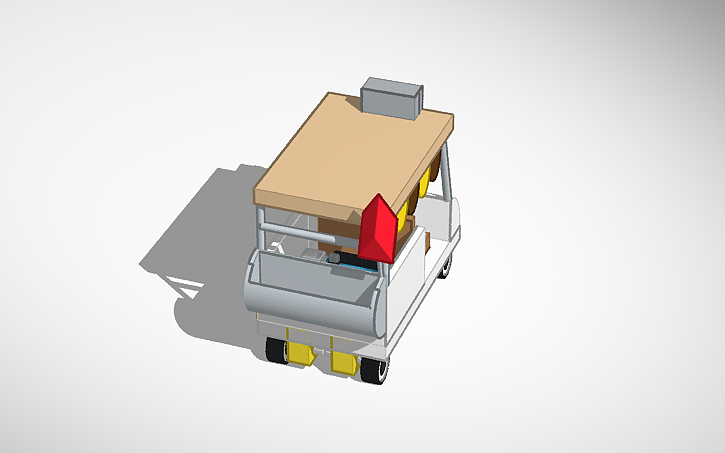 3D design Gravity falls golf cart - Tinkercad