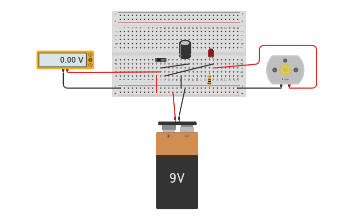 Circuit Design Capacitance Tinkercad