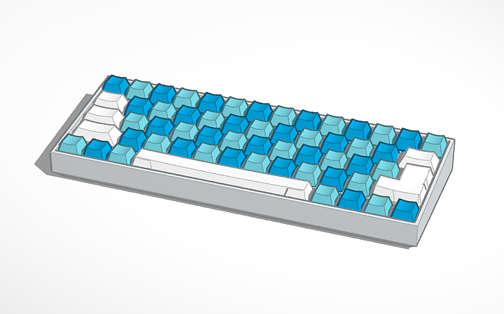 3D design keybored - Tinkercad