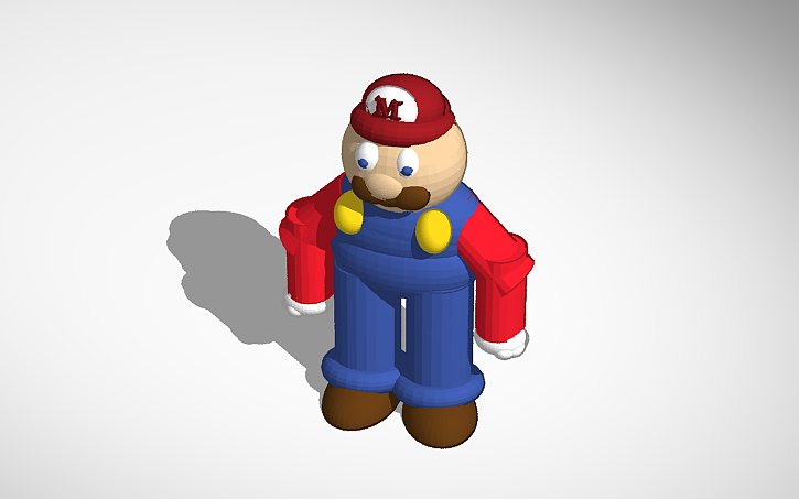 3D design super mario bros - Tinkercad
