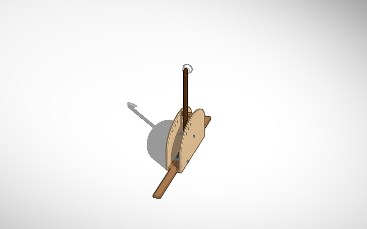 3D design Physics Catapult - Tinkercad