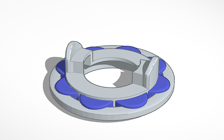 3D design Flow beyblade forge disc - Tinkercad