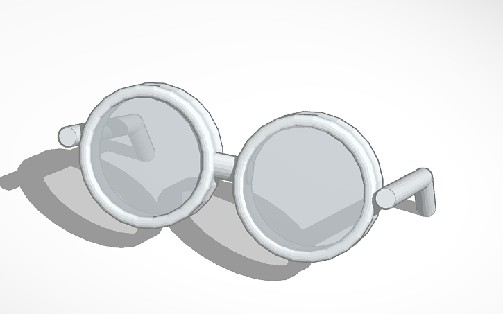 3D design Glasses - Tinkercad