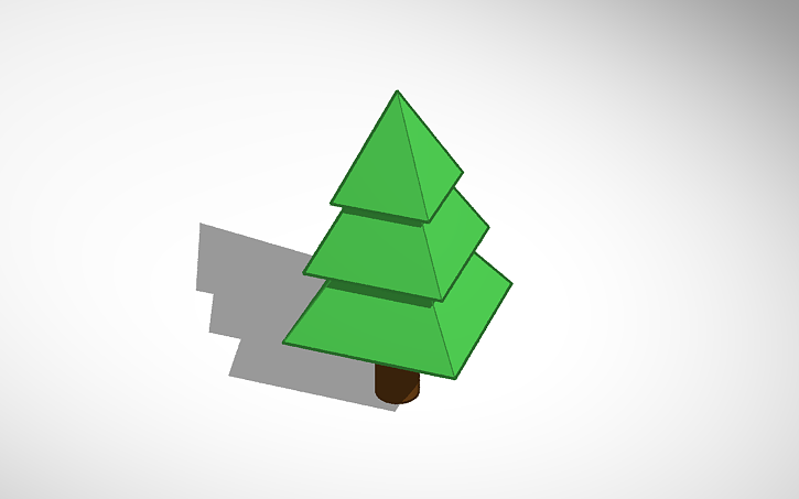3D design Tree - Tinkercad