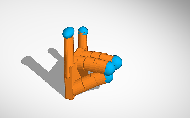 3D design hand gestures - Tinkercad