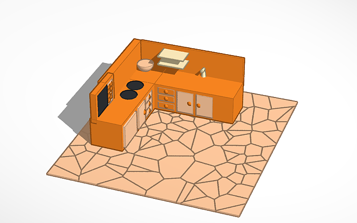 3D design Kitchen - Tinkercad