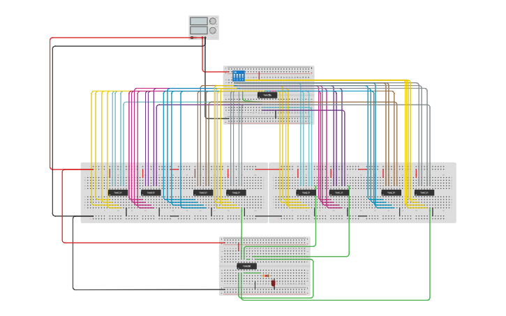 Circuit design DECODER_CH.EN.U4CSE19005 - Tinkercad