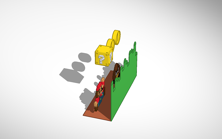 3D design mario level - Tinkercad
