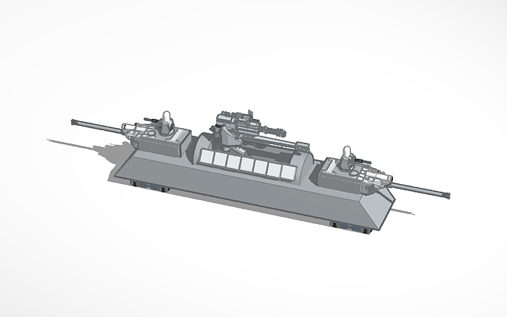 3D design Armored cart 2 - "der Ruhm der Waffen" - Tinkercad