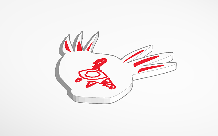 3D design VERY lazy Master Kohga mask - Tinkercad