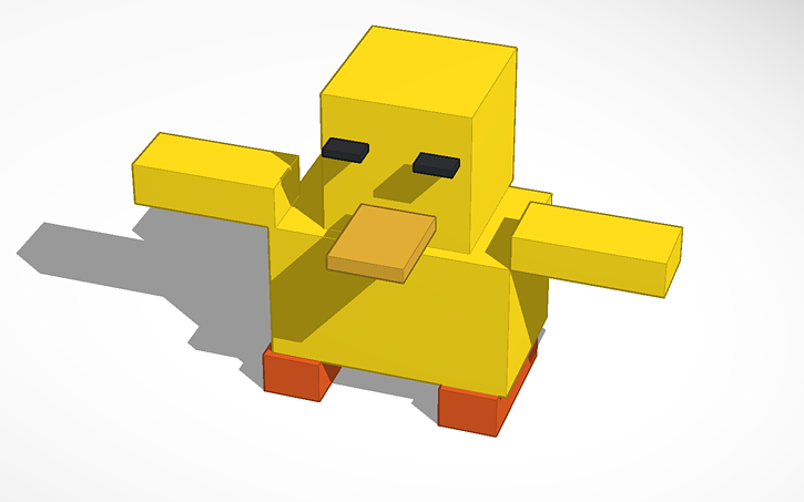 3D design duck - Tinkercad