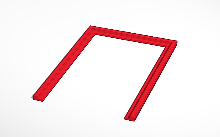 3D design Hatch Guide - Tinkercad