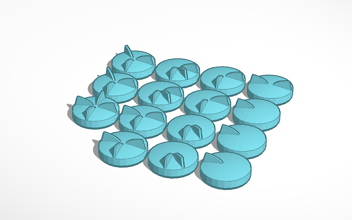 3D design Ploy game pieces - Tinkercad