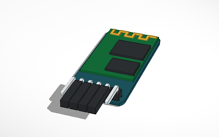 3D design Bluetooth HC-05 - Tinkercad
