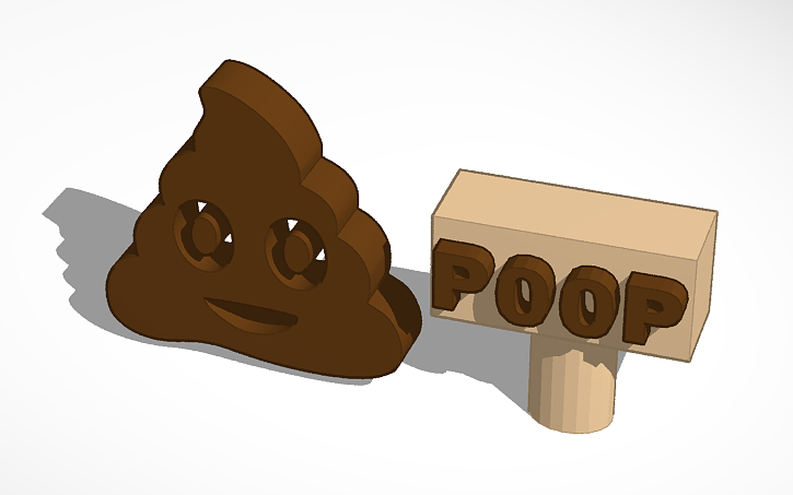 3D design POOP EMOJI! - Tinkercad