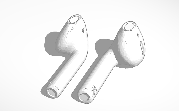 3D design Air Pods - Tinkercad