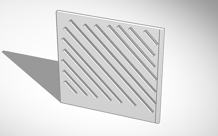 3D design Modern house walkway - Tinkercad