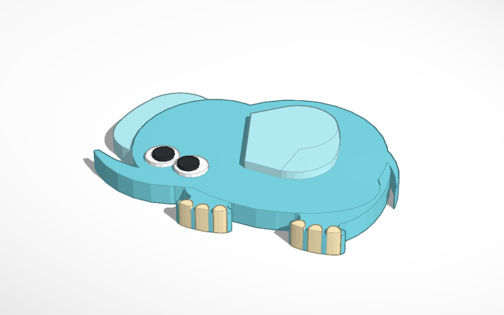 3D design Elephant - Tinkercad