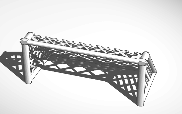 3D design Soccer Goal - Tinkercad