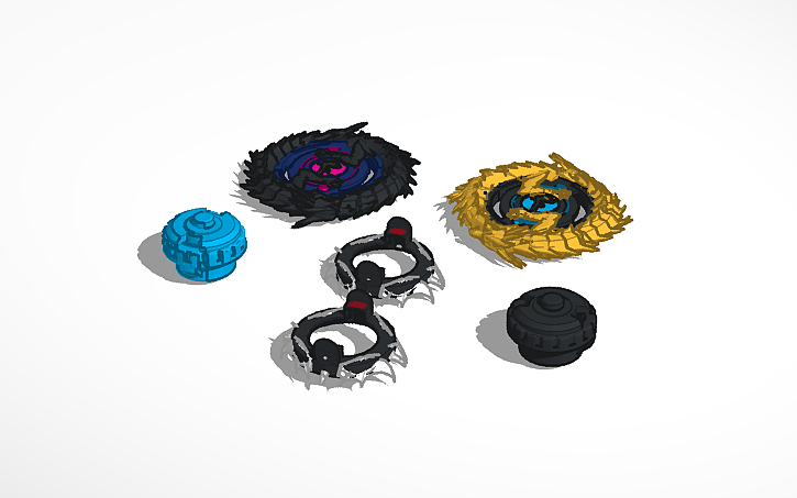3D design Beyblade - Tinkercad
