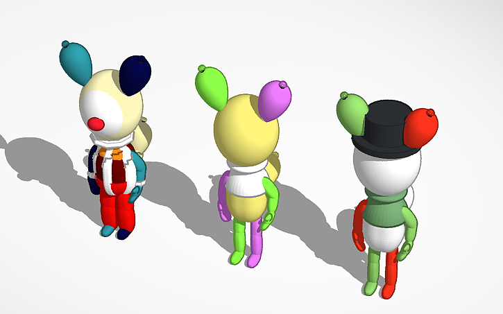 3D design looey print dandys world - Tinkercad