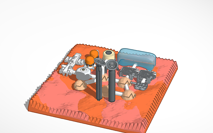 3D design Mars Habitat Base - Tinkercad