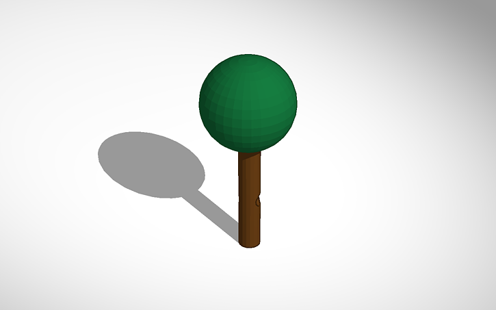 3D design tree - Tinkercad