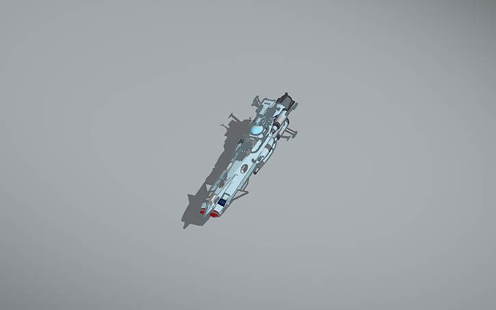 3D design EDF Aquarius AAA-08 / Andromeda Class - Tinkercad